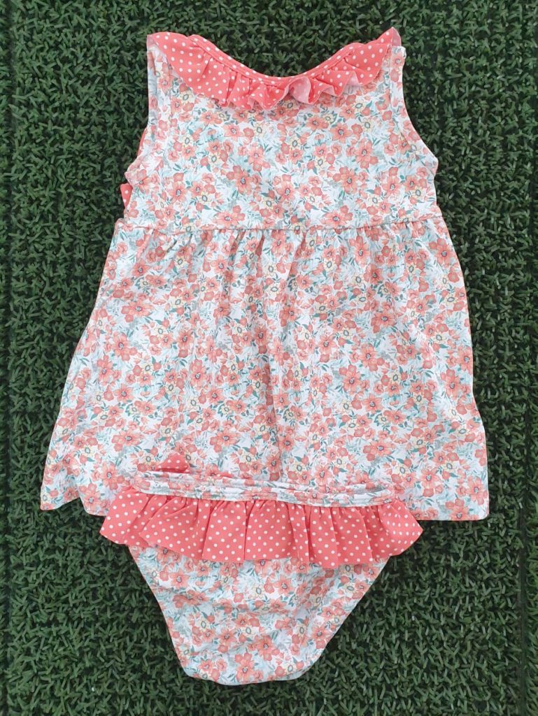Liberty coral conjunto culetin y vestido Niña R380803 - Tienda moda ...
