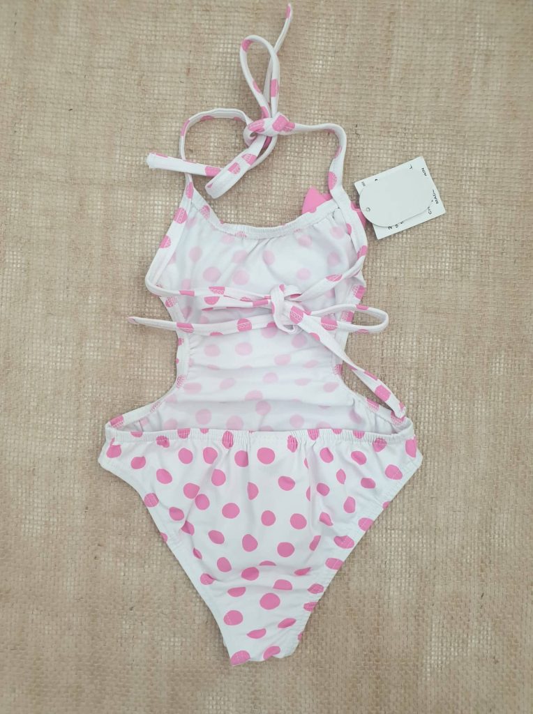 TRIKINI niña Lycra TOPOS rosa R380146 - Tienda moda infantil online ...