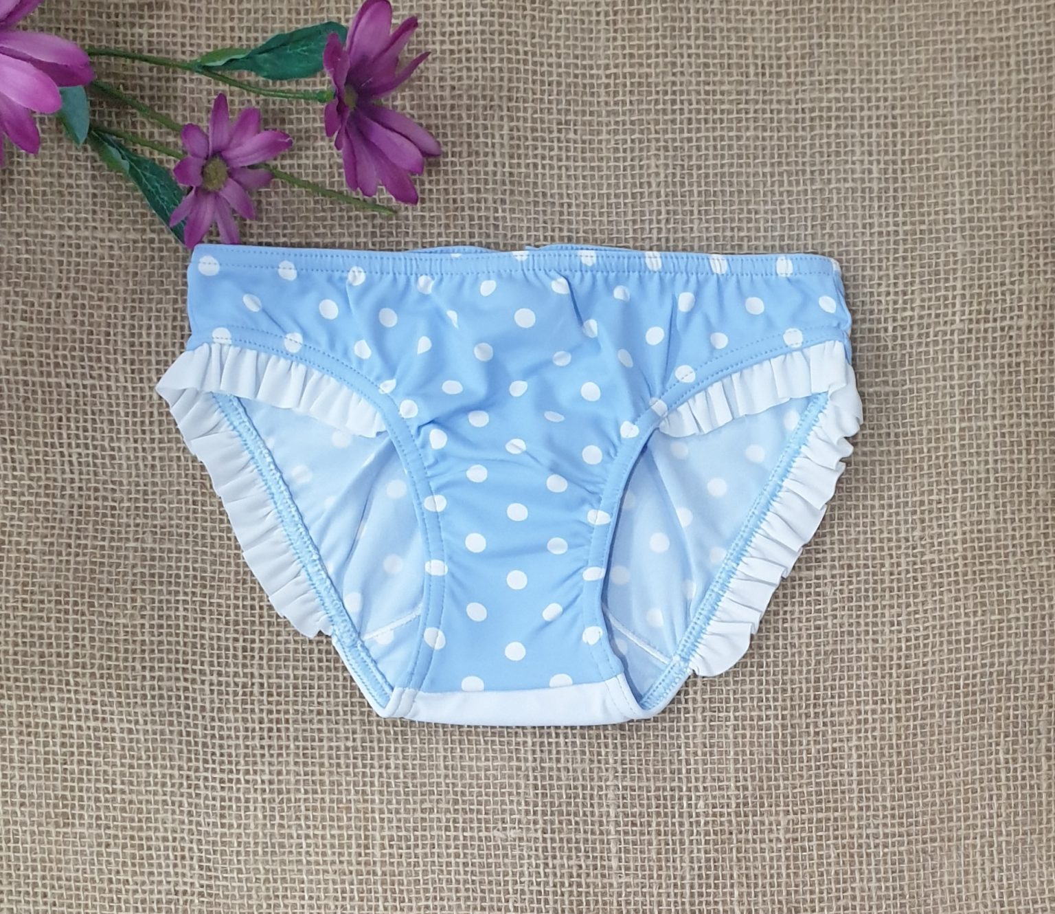 Culetin niña baño Patitos / topos R380836 Azul - Tienda moda infantil ...